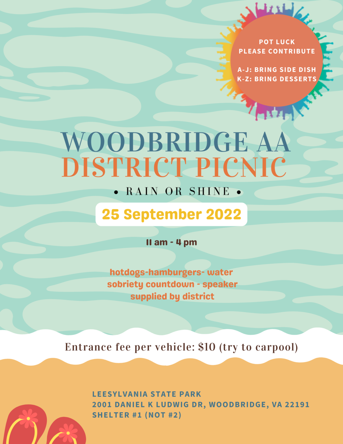 Woodbridge AA District Picnic - Virginia Alcoholics Anonymous